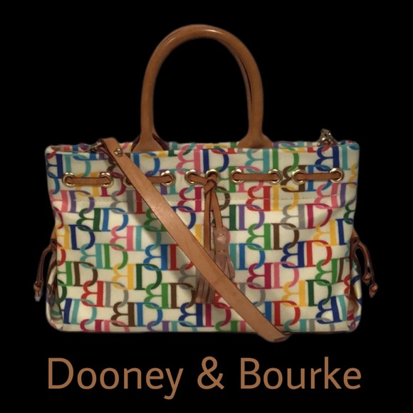 Dooney & Bourke | Bags | Vintage Dooney Bourke Tassel Tote With ...
